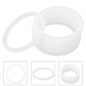 UPKOCH 20pcs Jar Lids Rings Wide Mouth Silicone Gasket for Glass Jars Lids Sealing Rings Jars Seal Rings -leak Sealing Ring Wide Bottle Silicone Rings Airtight Seals Ring