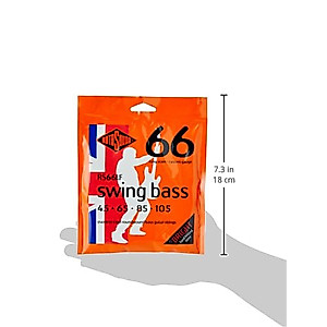 Rotosound RS66LF Swing Bass 66 Stainless Steel Bass Guitar Strings (45 65 85 105)