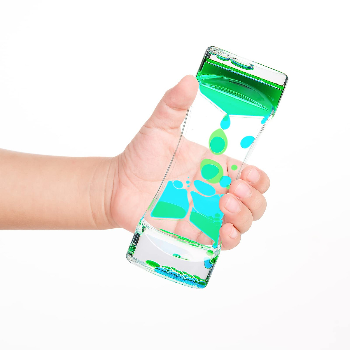 CAILINK Liquid Motion Bubbler Timer 2Pack Sensory Toy for Relaxation,Liquid Motion Timer Toy Floating Color Lava Timer-Relaxing Liquid Bubbler Timer Calming Toy