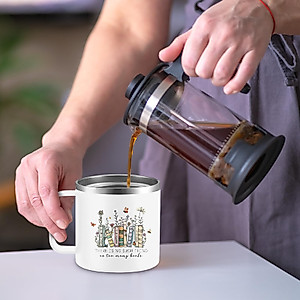 WWHSAI Book Lovers Gifts, Gifts For Book Lovers Women, Readers For Women Men Coffee Cup, Mothers Day Birthday Gift For Readers, Librarian, Bookish, Bookworm Travel Tumbler 14oz