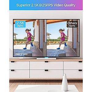 ZOSI 5MP 8CH PoE Security Camera System with Audio,H.265+ 5MP 8 Channel NVR with 2TB HDD,8pcs Weatherproof PoE IP Cameras Outdoor Indoor,Human Detection,100ft Night Vision,for Home 24-7 Recording