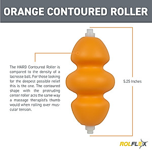 Firm Density Controured Roller- Interchangeable with Rolflex Pro and Second Generation Rolflex (Blue) Models - Deep Relief Roller