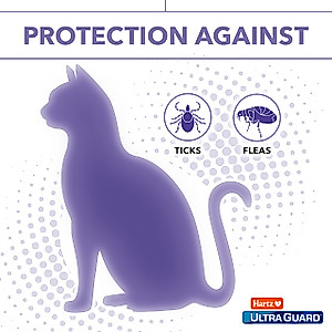 Hartz UltraGuard Flea & Tick Collar for Cats and Kittens, 7 Month Flea and Tick Protection and Prevention, Reflective Collar