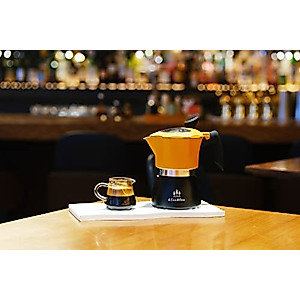 kleeklea Stovetop Espresso Maker, Premium Aluminum Moka Pot 3 Espresso Cups, Percolator Coffee Pot, Cuban Coffee Maker Italian Coffee Maker Greca Coffee Maker Camping Coffee Pot