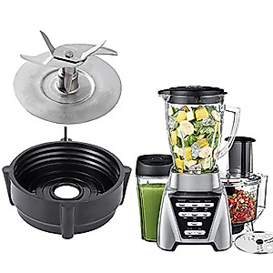 Pro 1200 Blender Blade Replace for Os-ter Pro 1200 Blender with Jar Base Bottom and Rubber O-Ring Gasket for Os-ter Pro 1200 Blender Replacement Parts