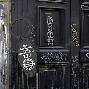 FOTAP OVERLOOK HOTEL Room 237 KEYCHAIN Hand Stamped Key Tag (OVERLOOK237 blk)