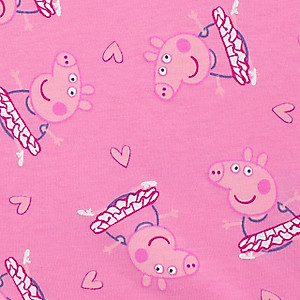 Peppa Pig Girls Pinafore Dress and Top Set Multicolored 3T