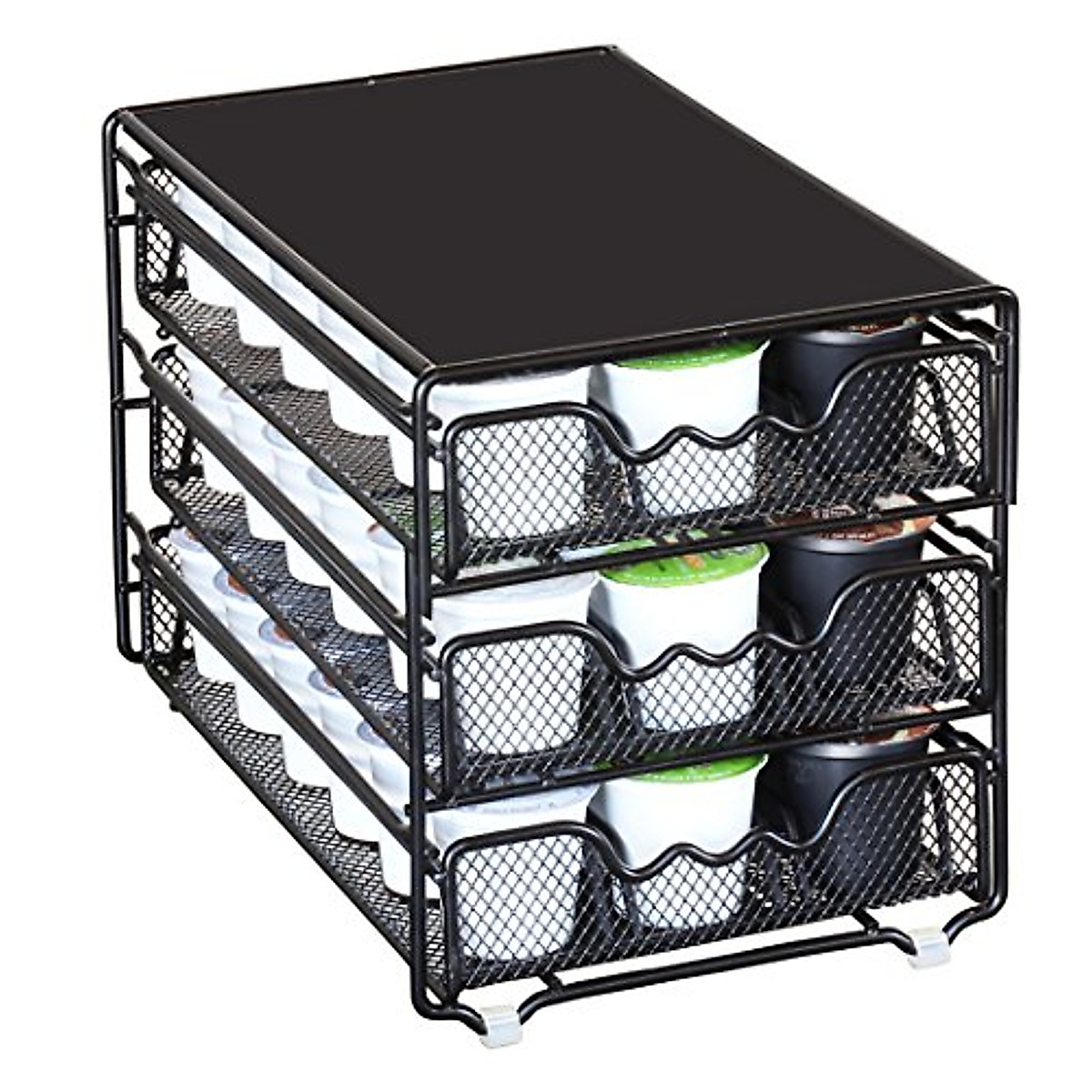 DecoBros 3 Tier Drawer Storage Holder 54 Keurig K-cup Coffee Pod.