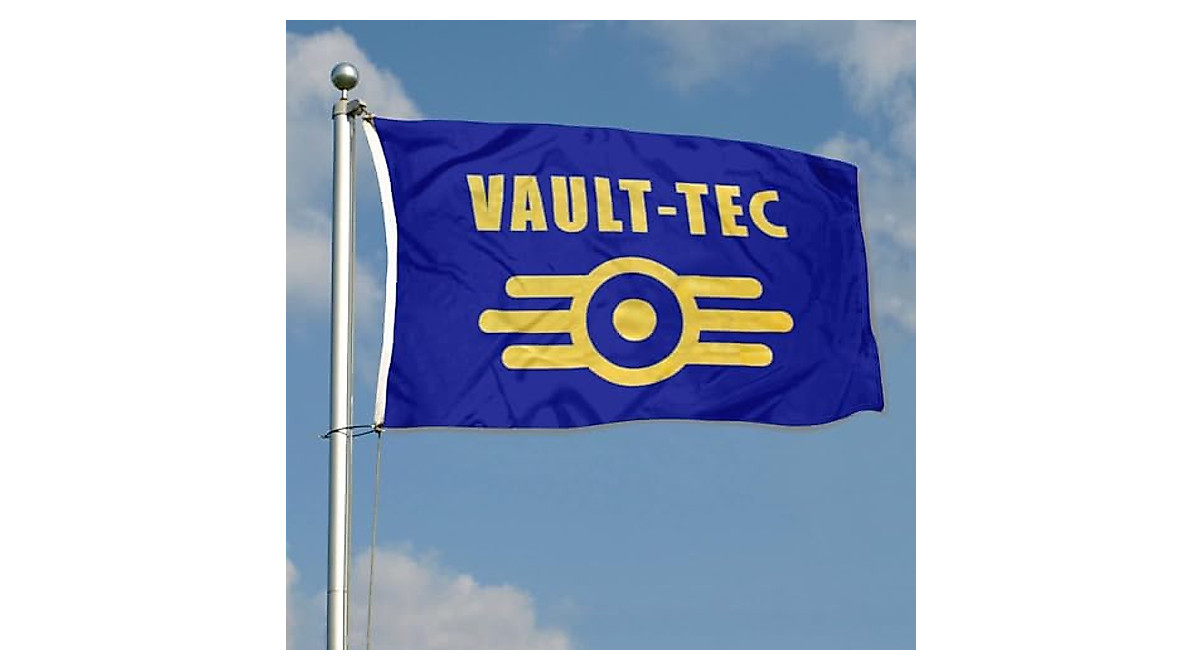Cayyon Vault-Tec Flag Banner 3x5 Feet Outdoor Indoor Decor