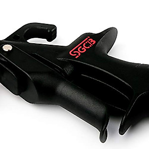 SGCB Pro Air Pressure Blow Gun, 230 Max PSI High Power Air Nozzle Blow Gun Adjustable Air Flow Trigger Angle Ben Jet Nozzle Rubber Tip 1/4" Air Inlet Adapt To Air Compressor For Car Clean Care Detail