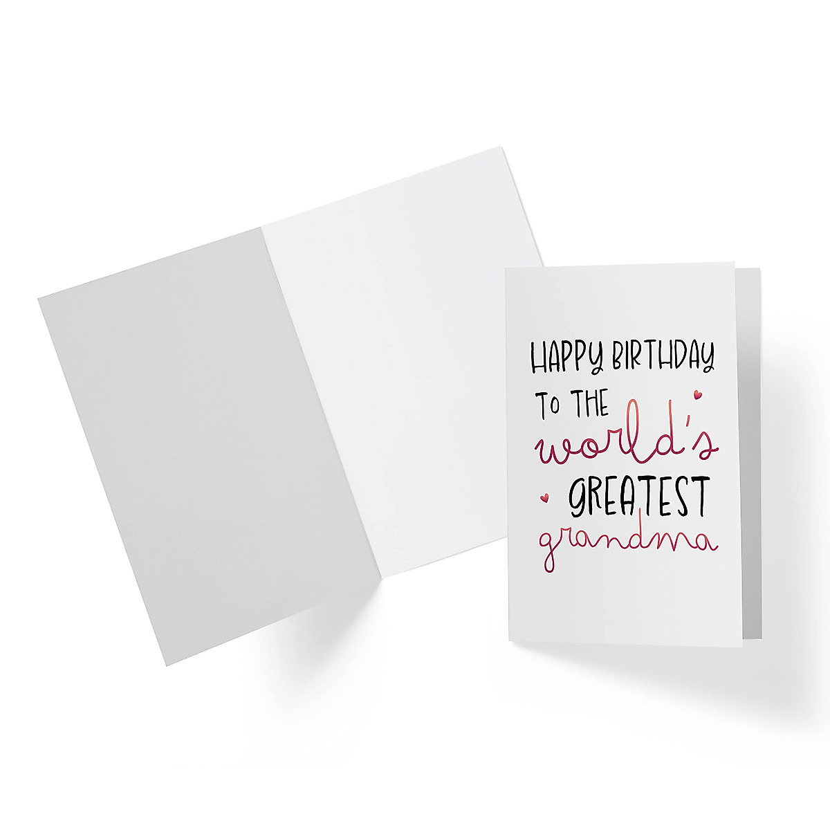 Karto Sweet Birthday Card For Grandma, Large 5.5 x 8.5 Birthday Card Grandma, Birthday Card For Grandmother - Happy Birthday Grandma Card, Grandmother Birthday Card Greatest Grandma