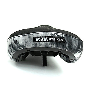 GT Bicycles 2019 Pivotal BMX Bicycle Saddle - Black/White - GP7107U24OS