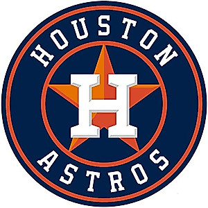Retro Collection Metal Tin sign Round-Houston Astros-Wall decoration 30cm diameter poster home bar restaurant garage cafe art metal sign gift