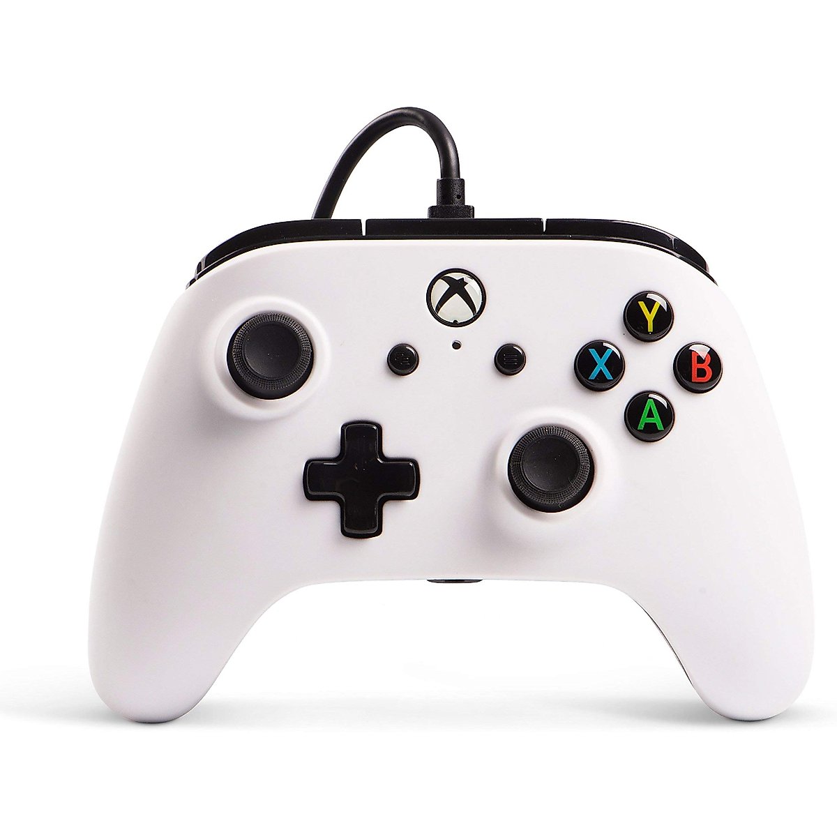 PowerA Enhanced Wired Controller for Xbox One - White, Gamepad, Wired Video Game Controller, Gaming Controller, Xbox One, Works with Xbox Series X|S