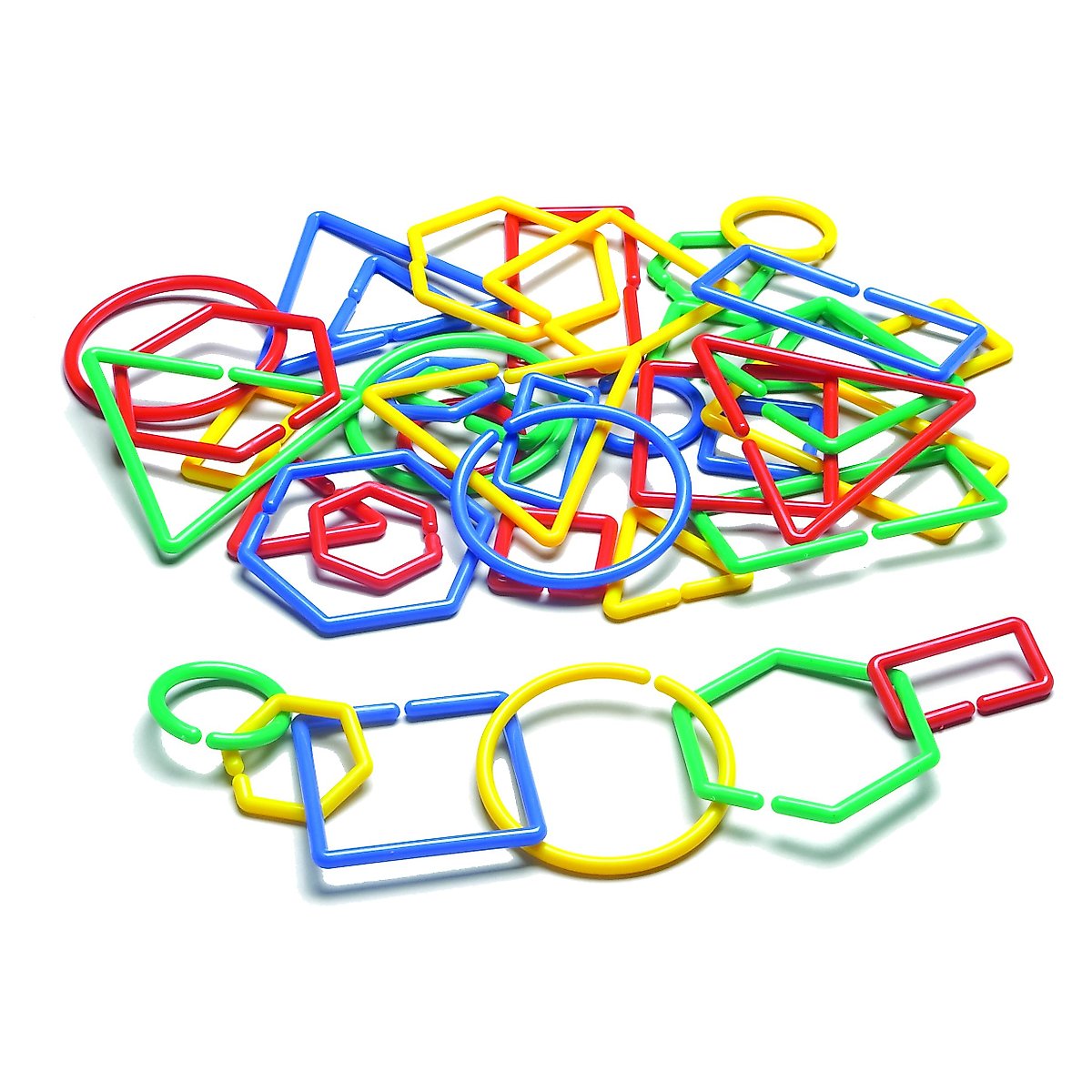 Learning Advantage 7115 Attribute Shape 'N Links (Pack of 40)