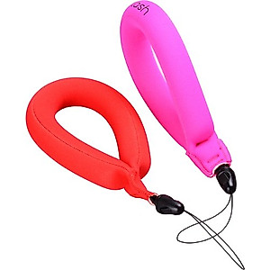 Nordic Flash Waterproof Camera Float (2-pack) Floating Strap for Underwater GoPro, Panasonic Lumix, Nikon AW110, etc. - Floats Your Device