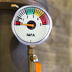 Pressure Meter Propane-Tank Gauge Level Universal For Cylinder BBQ Gas-Grill Heater- M8-M10 Thread Propane-tank Gauge Level Universal For Cylinder Bbq Grill- Leak