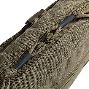 EXCELLENT ELITE SPANKER Tactical Drop Dump Pouch Molle Tool Pouch with Hook & Loop Carrying Kit Bag for Tactical Vest Chest Rig(Ranger Green)