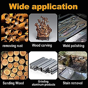 Rocaris 7Pcs Twist Knot Wire Wheel Brush for Drill Crimped Cup Wire Wheels Brush Set for Drill with 1/4-Inch Shank For Rust Removal, Corrosion and Scrub Surfaces