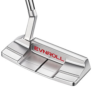 2023 Evnroll EV2 MidBlade Putter RH Short Plumber 33 TourTac White
