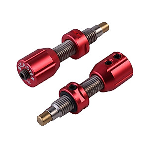 BICASTER Archery Screw-in Pressure Button Adjustable Cushion Plunger Cooper Thread for Recurve Bows (Red)