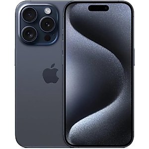 Apple iPhone 15 Pro, 256GB, Blue Titanium - Unlocked (Renewed Premium)