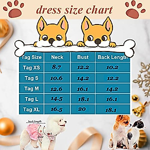 Dog Wedding Dress Breathable Tulle Tutu Doggie Apparel Skirts Clothes Pet Outfits for Small Dogs Birthday Party Dresses (Pink-Flower Girl, S)