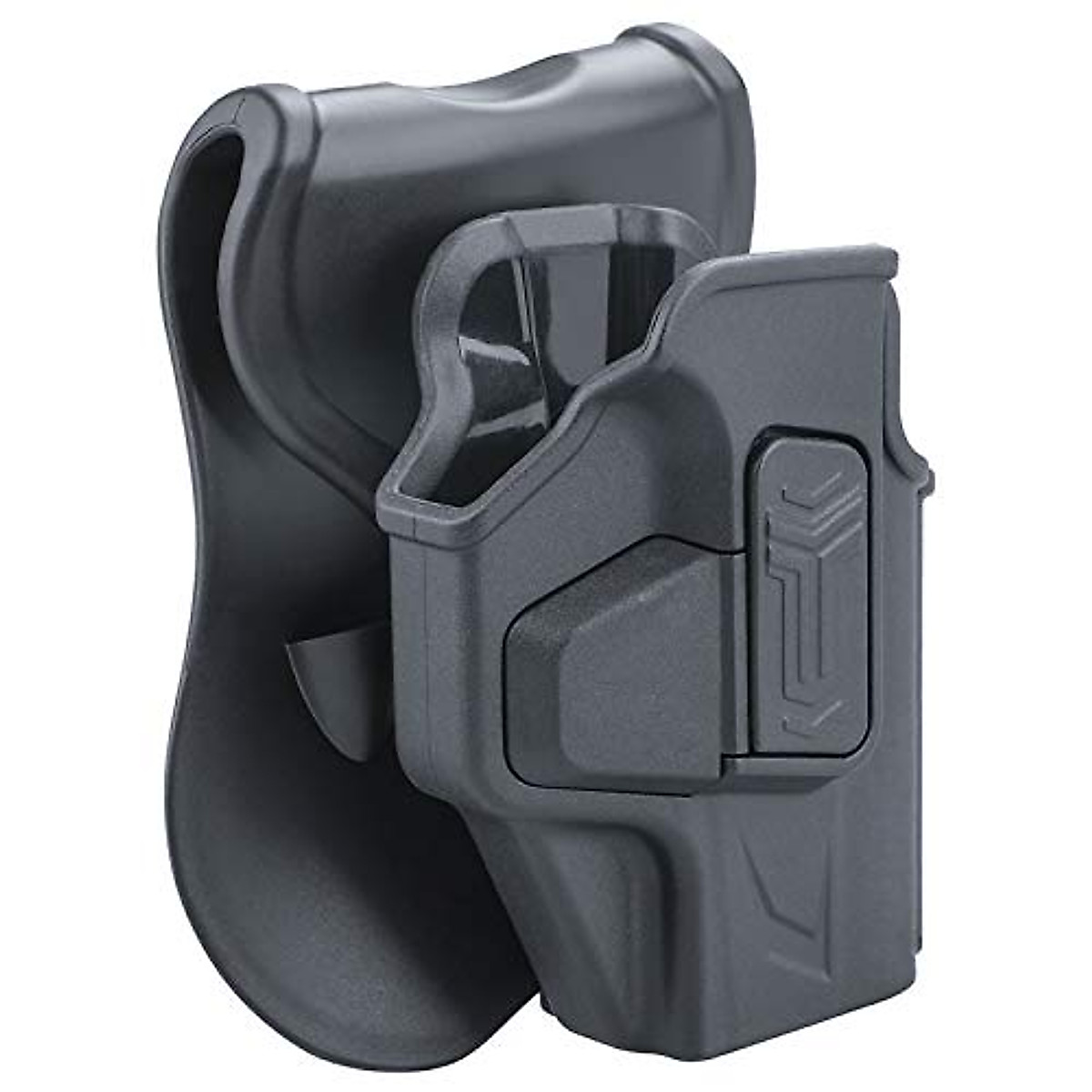 Gun Holster for Springfield Hellcat 9mm Micro-Compact, Springfield Hellcat with Optic, OWB Paddle Holster, Tactical Belt Holsters, 360° Adjustable Holster, Quick Release - Right Handed