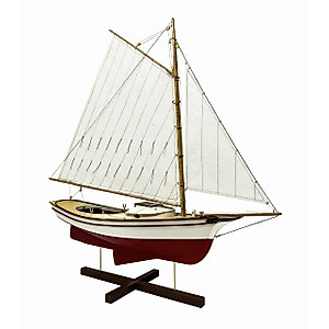 Midwest 951 - Muscongus Bay Lobster Smack 1:24 Model Kit to Build - Model Ship Kit with All Tools, Glue and Paint You Need to Assemble - Easy to Build