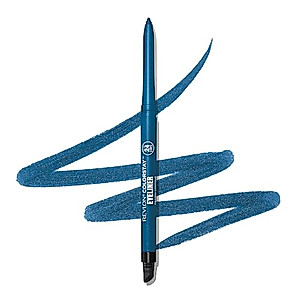 Revlon ColorStay Pencil Eyeliner with Built-in Sharpener, Waterproof, Smudgeproof, Longwearing Eye Makeup with Ultra-Fine Tip, Sapphire, 0.028 oz