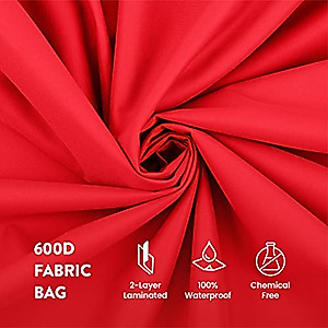 Zober Extra Large Premium Christmas Wreath Storage Bag 48” - Dual Zippered Storage Container & Durable Handles, Protect Artificial Wreaths - Holiday Xmas Bag Made of Tear Proof 600D Oxford