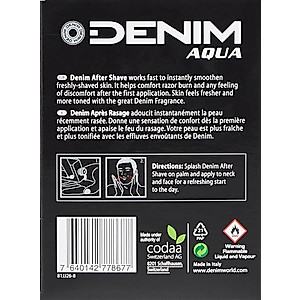 Denim Aqua After Shave Lotion 100 ml / 3.4 fl oz