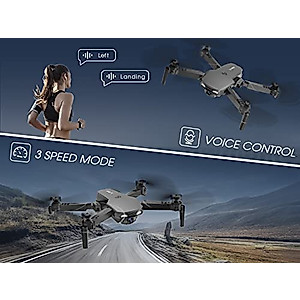NEHEME NH525 Foldable Drones with 1080P HD Camera for Adults, RC Quadcopter WiFi FPV Live Video, Altitude Hold, Headless Mode, One Key Take Off for Kids or Beginners with 2 Batteries, Upgraded Version