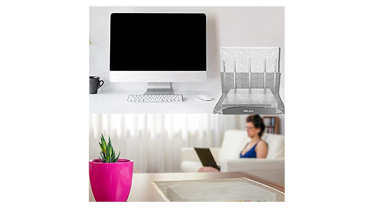 Large WiFi Router Cover Faraday Bag eMf Protection WiFi Blocker Faraday ...