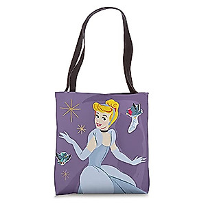 Disney Princess Cinderella Purple Tote Bag
