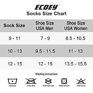 ECOEY Men's Work Boots Athletic Running Crew Socks, Dry-Tech Moisture Wicking Heavy Cushion 8 Pairs (Black+Blue, US Shoe Size: Men 7-9/Women 8.5-10.5)