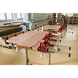 BESSEY KRE3512, 12 In., Parallel Clamp, K Body REVO Series - 1700 lbs Nominal Clamping Force , Spreader, and Woodworking Accessories - Clamps and Tools for Woodworking, Cabinetry, Case Work