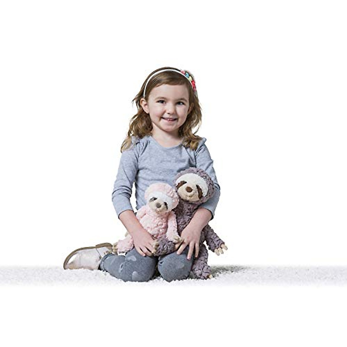 Mary Meyer Blush Putty Baby Stuffed Animal Soft Toy, Sloth, 10-Inches