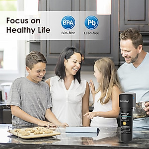 Waterdrop 10UA Under Sink Water Filter, Under Sink Water Filtration System, Reduces PFAS, PFOA/PFOS, Lead, Chlorine, Bad Taste & Odor, NSF/ANSI 42 Certified, Under Sink Water Filter System, 8K Gallons