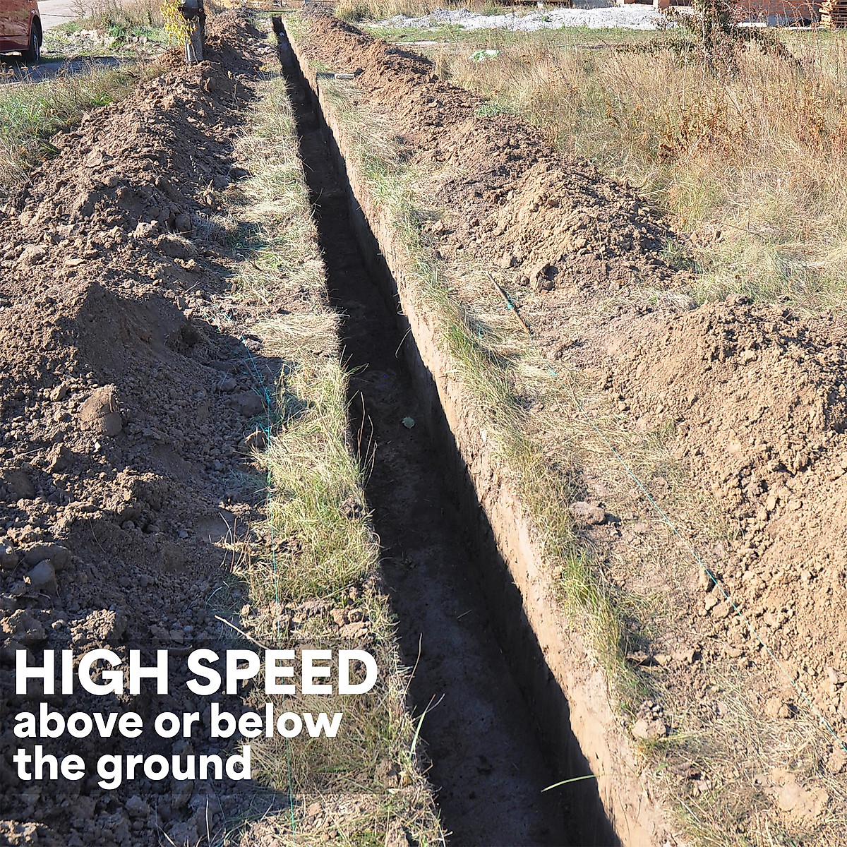 VIVO Black 500ft Bulk Cat6, Full Copper Ethernet Cable, 23 AWG, Cat-6 Wire, Waterproof, Outdoor, Direct Burial CABLE-V014