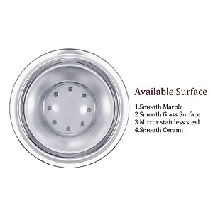 Shower Hand Held Holder Adjustable Suction Cup Shower Head Holder Universal Mounting Bracket Plastic ABS with Chrome Polished for Marble Glass Metal Ceramic (1, Silver Wrench)