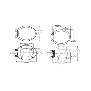 American Standard 5321A65CT.020 Champion Slow-Close Elongated Toilet Seat, White