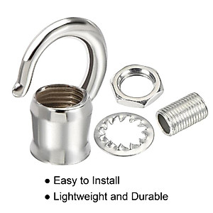 Tool parts Alloy Ceiling Hook Accessories 22mmx28mm for Ceiling Pendant Light Plate Chrome