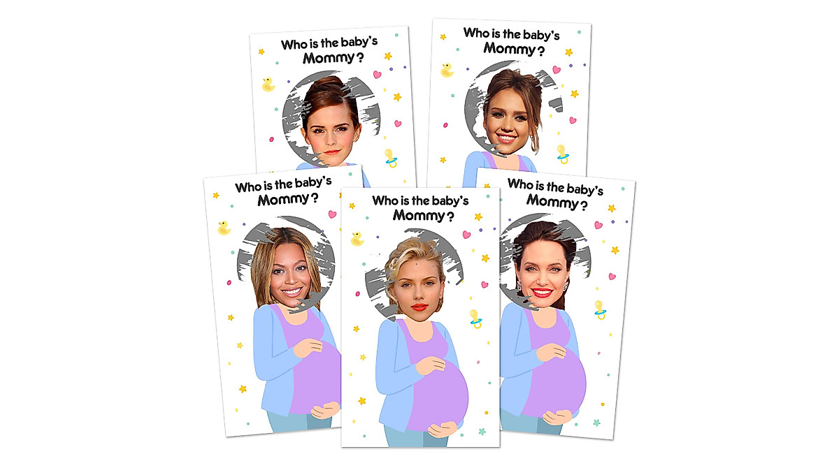 Funny Baby Shower Scratch-Off Cards for Laughter & Fun | Zunaked