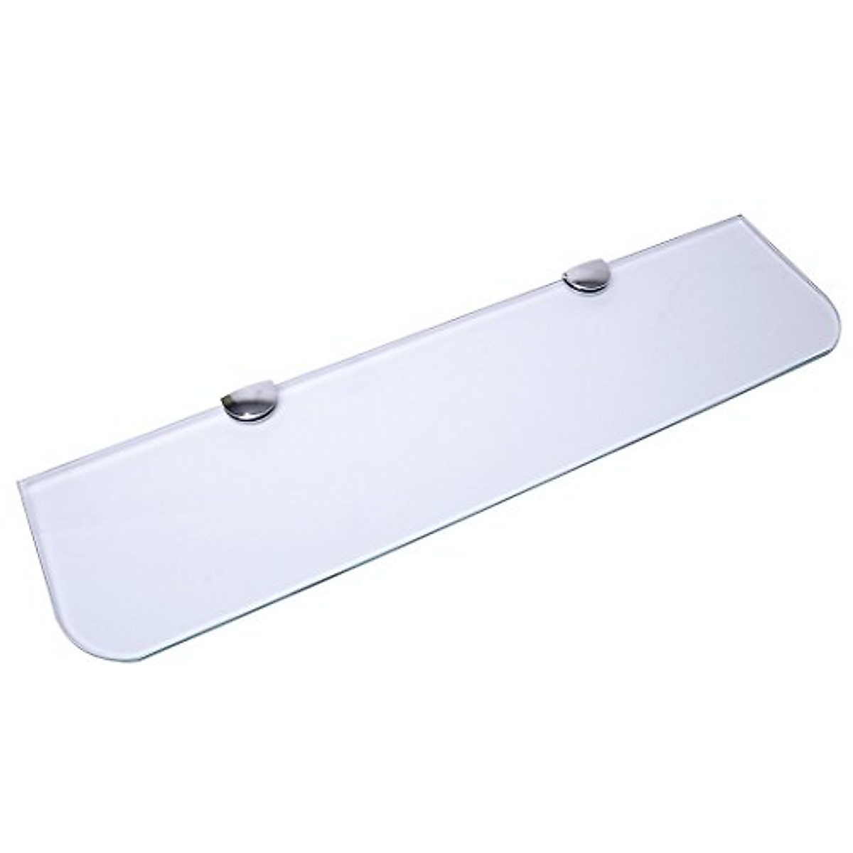 BSM Marketing 600mm (24 inches) by 150mm (6 inches) Glass Shelf for Bathroom, Kitchen Bedroom