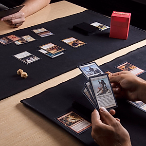 Stratagem The Big Box Card Deck Box w Divider|TCG Box for Baseball Cards, MTG, Trading Card Games| 1 Pack - Black