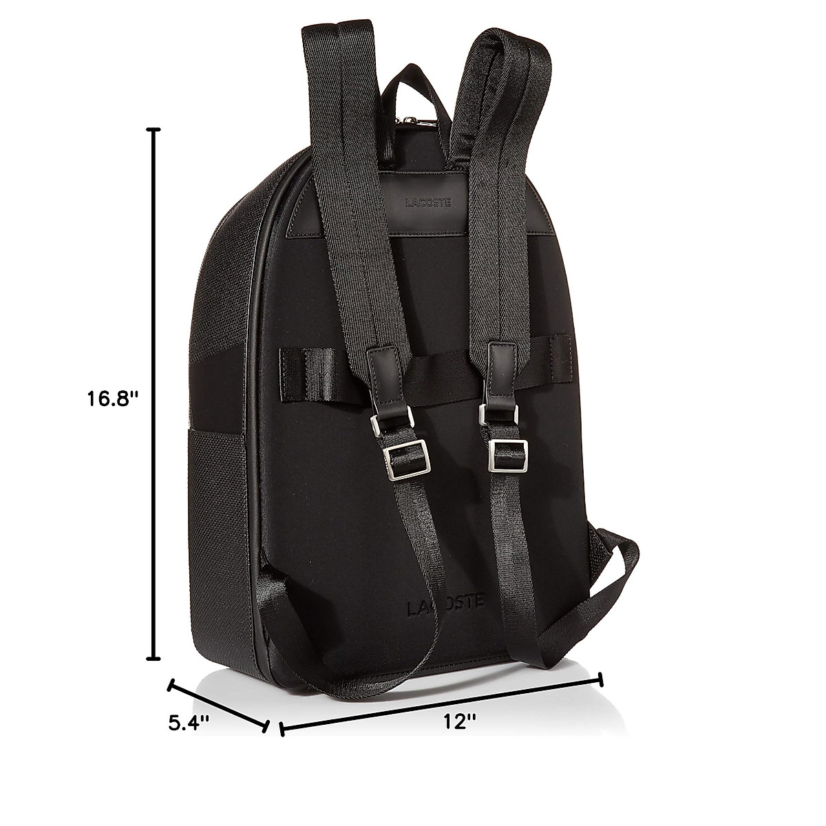 Lacoste Men's Chantaco Backpack, Black, ONE