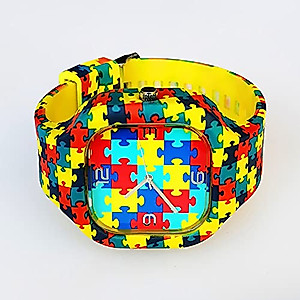 origset Men's Watch Fun Big Dial Casual Silicone Rubber Waterproof Leisure Sports Fashion Popular Unisex Wristwatch 45mm