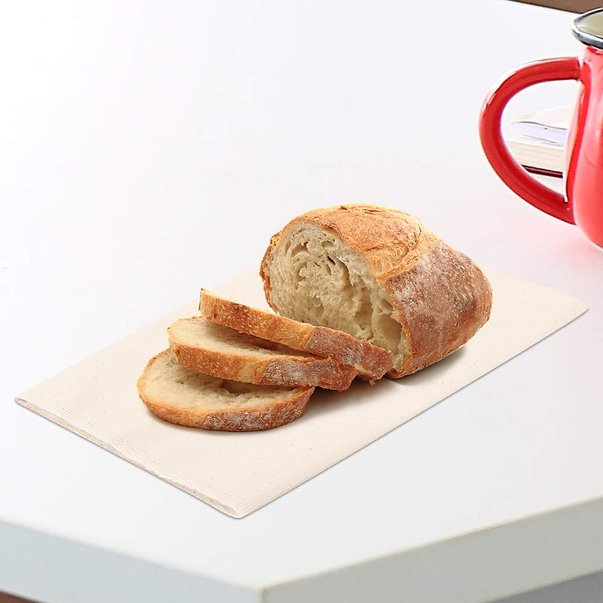 Fdit Bakers Cloth Cotton Pastry Cloth Thick Baking Cloth Mat Fermented Cotton Cloth Proofing Baker Bread Baguette