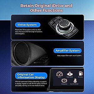 XTRONS 10.25 Inch IPS Touch Display Car Stereo Android 12 GPS Navigation System Octa Core Multimedia Video Player Built-in DSP Car Play Android Auto Support 4G LTE WiFi DVR for BMW X5 X6 E70 E71 CIC